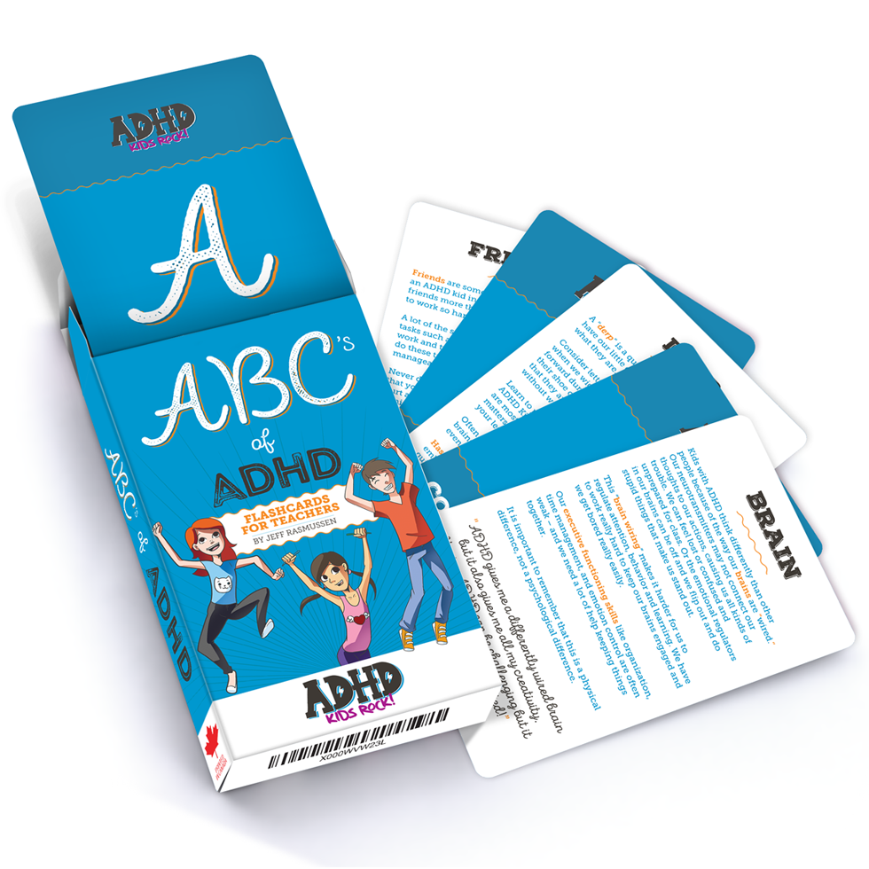 The ABC s Of ADHD Flashcards For Teachers ADHDKidsRock